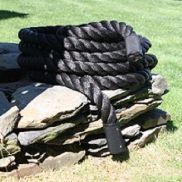 Conditioning Battle Ropes and Jump Ropes for a body and cardio workout ...